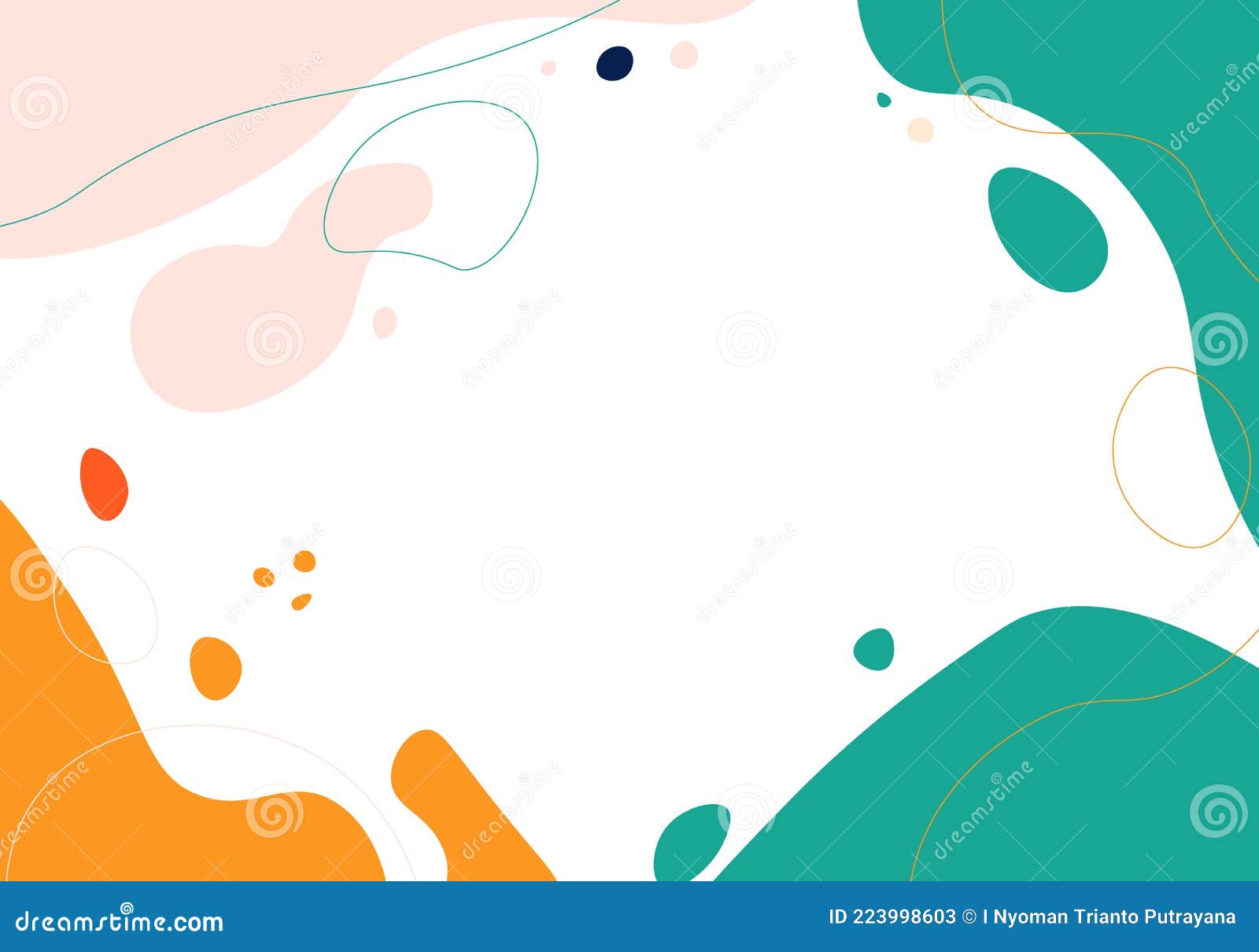 Abstract Hand Draw Minimal Background. Vector Stock Vector ...