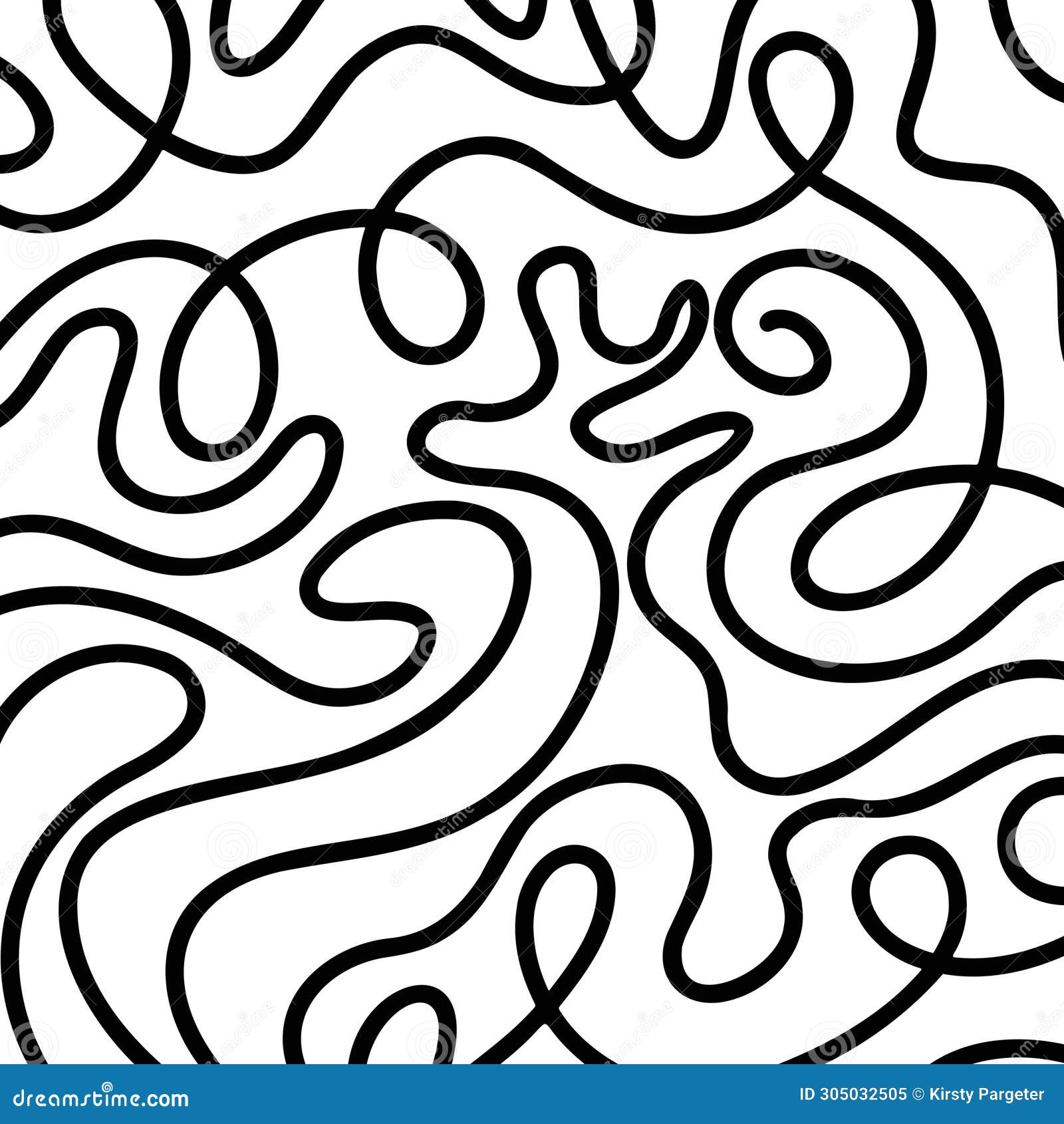 Doodle Swirl Borders Hand Drawn Black And White Frame Vector ...
