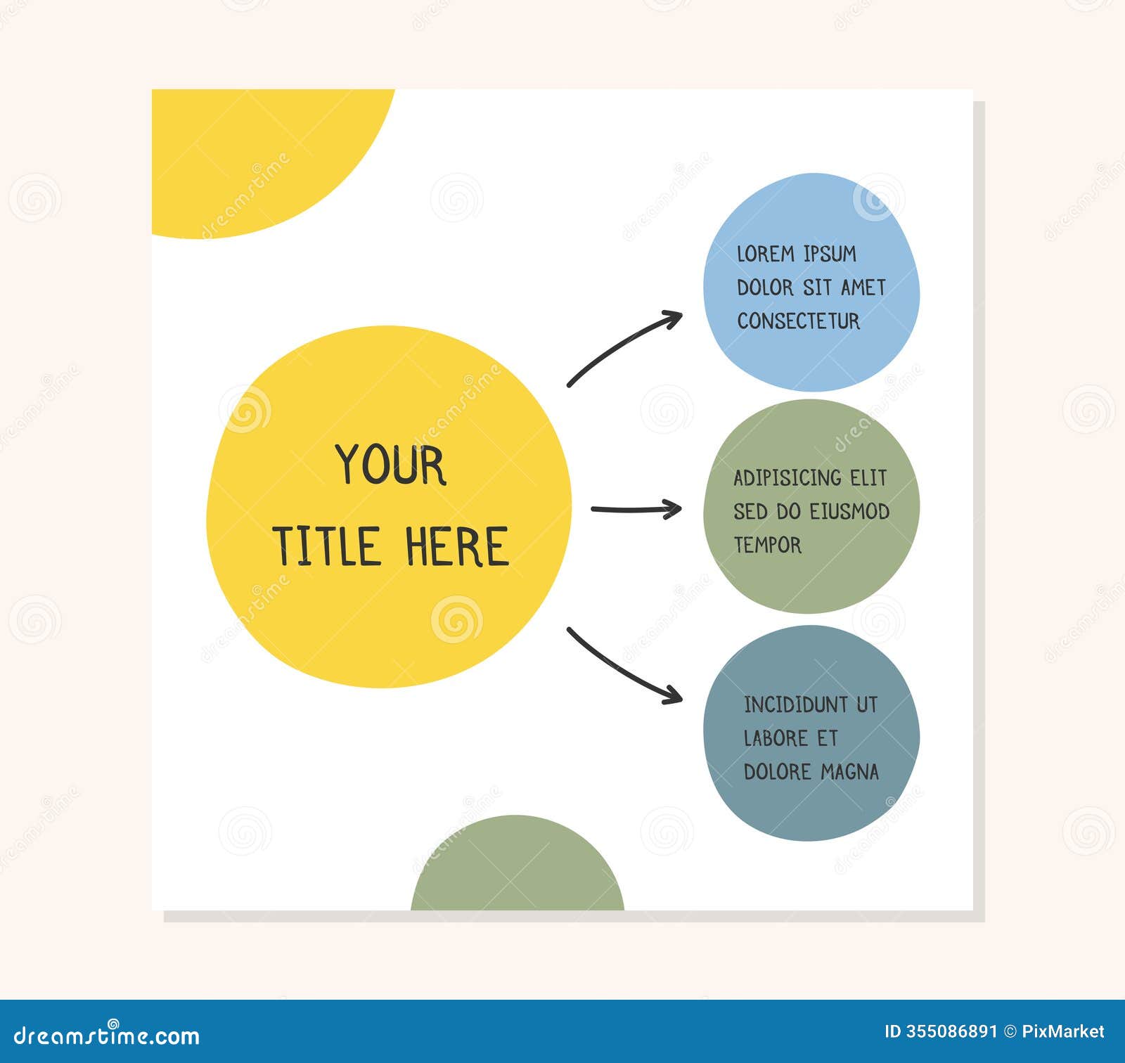 Abstract Hand Drawn Infographics Stock Illustration - Illustration of ...