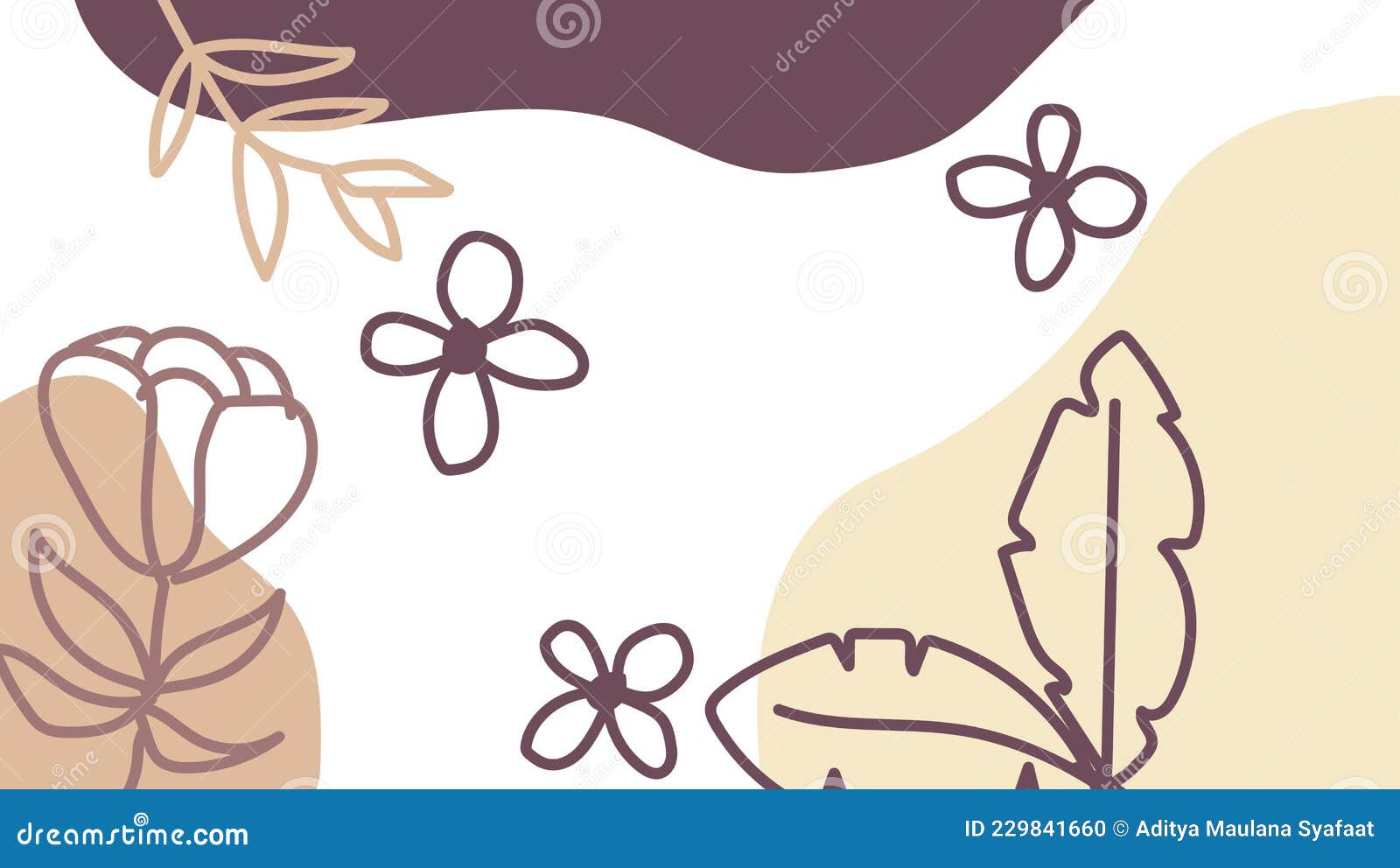 Abstract Hand Drawn Pattern Wallpaper Stock Vector - Illustration of ...