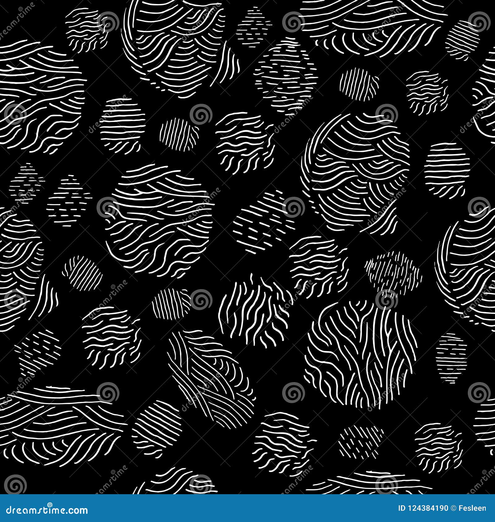 Abstract Hand Drawn Seamless Pattern with Doodle Fingerprints. S Stock ... Abstract Hand Drawn Seamless Pattern with Doodle Fingerprints. S Stock ...
