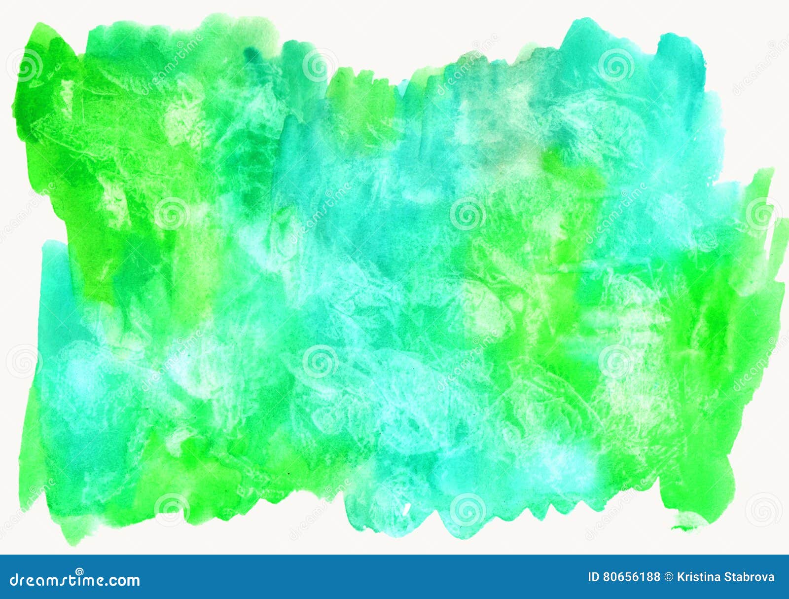 Abstract Hand Drawn Watercolor Blotch with the Effect of Wear Stock ...