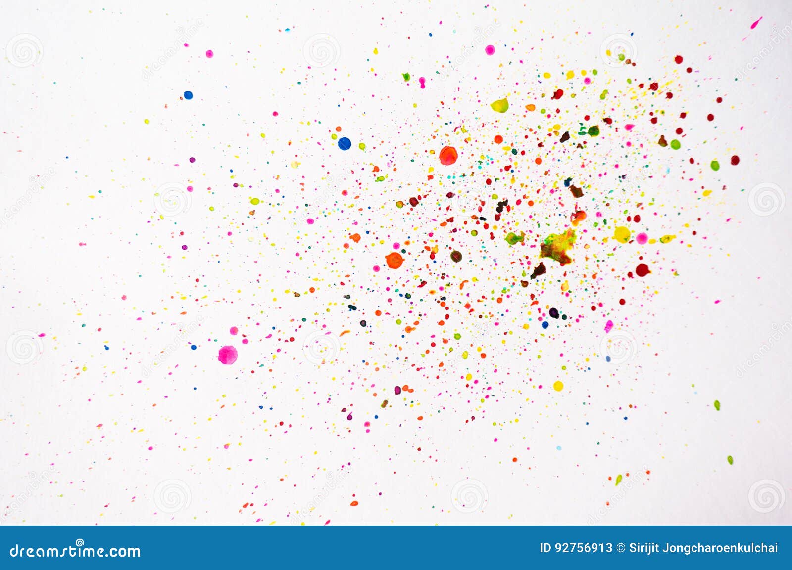 Abstract Hand Drawn Watercolor Splash Stock Illustration - Illustration ...