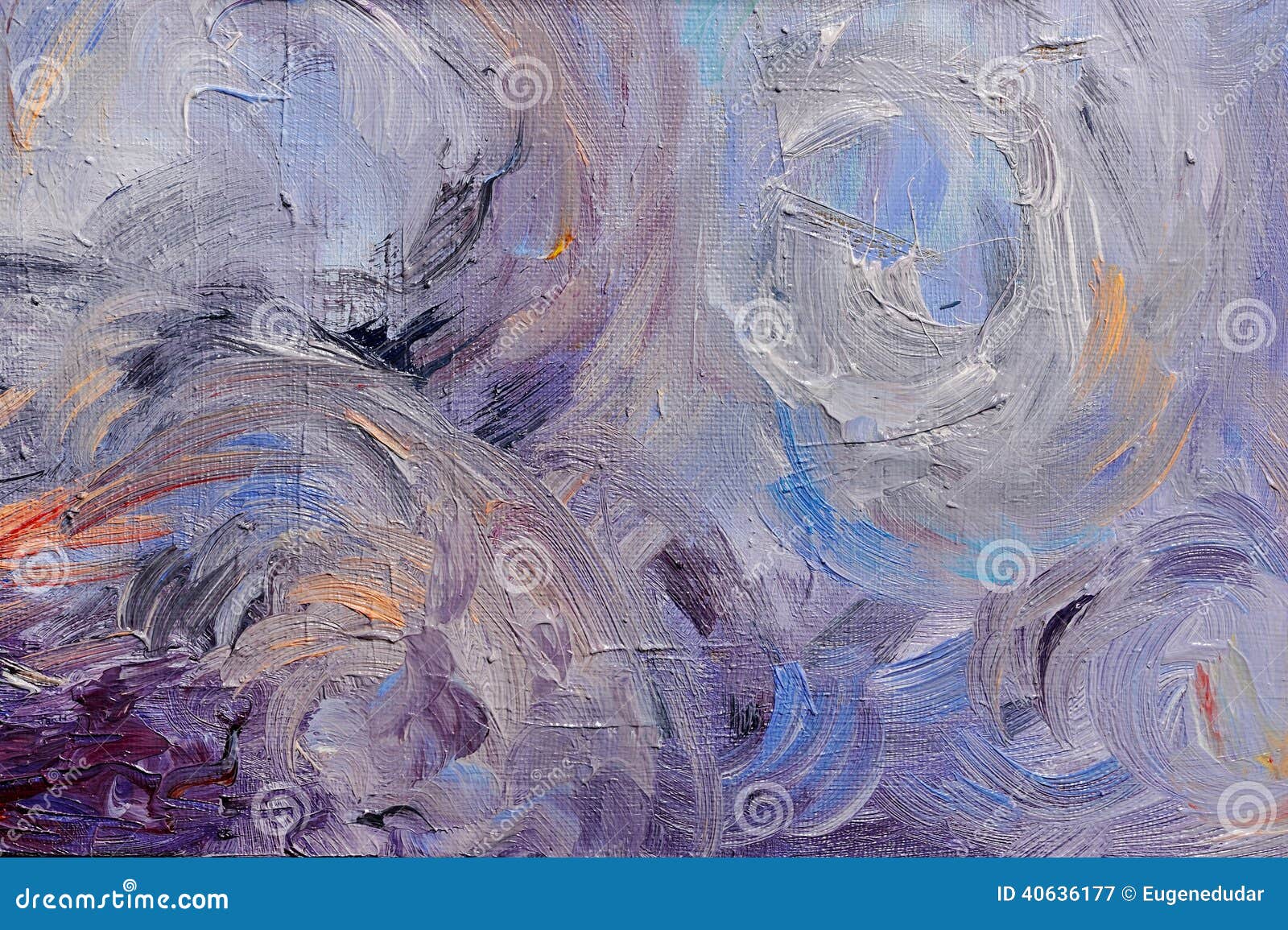 Abstract Hand Painted Background on Canvas Stock Image - Image of ...