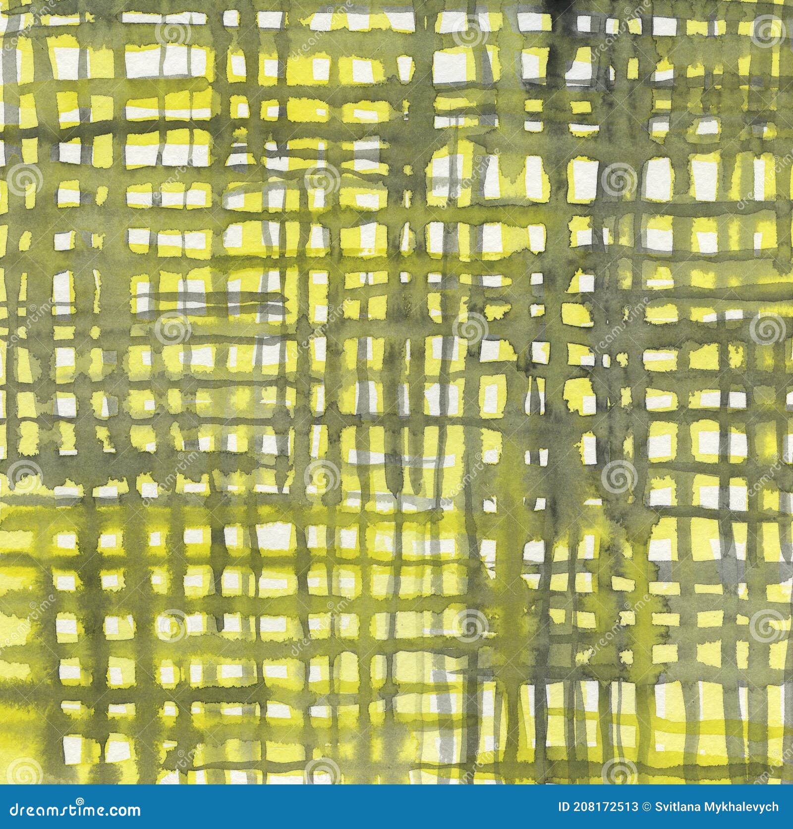 Abstract Check Watercolor Texture Stock Illustration - Illustration of ...