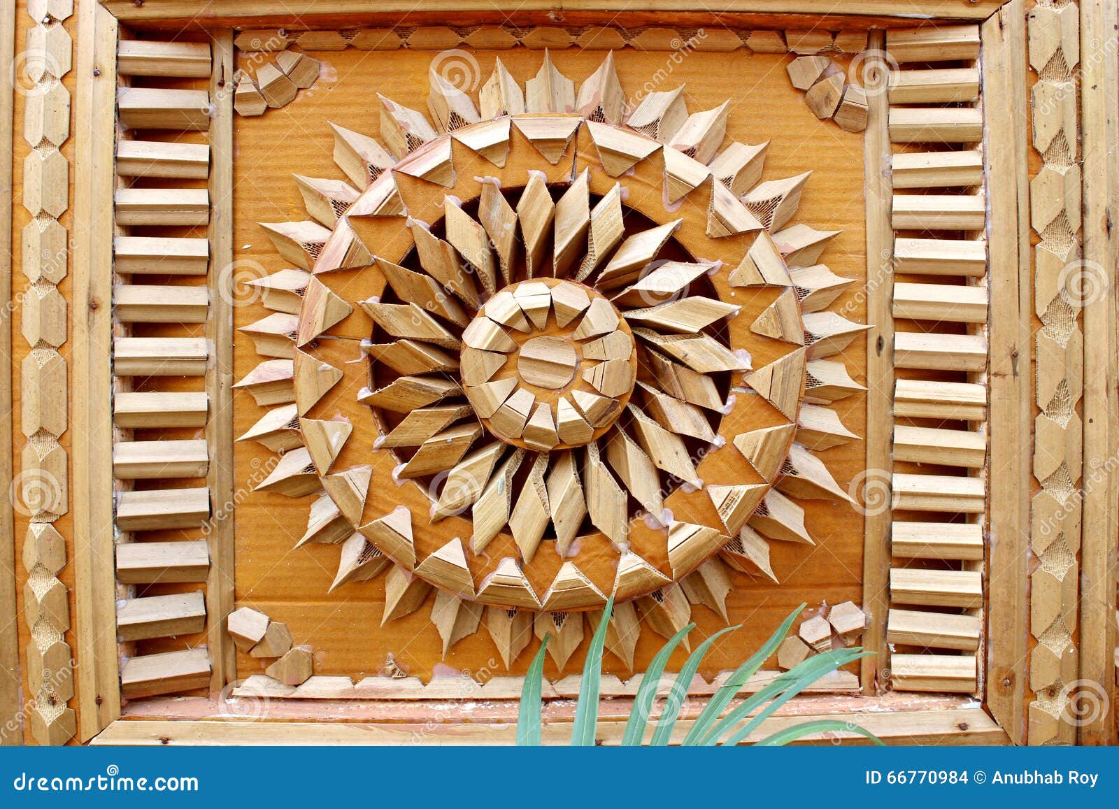 Abstract Handcraft Made by Bamboo. Stock Photo - Image of basketwork ...