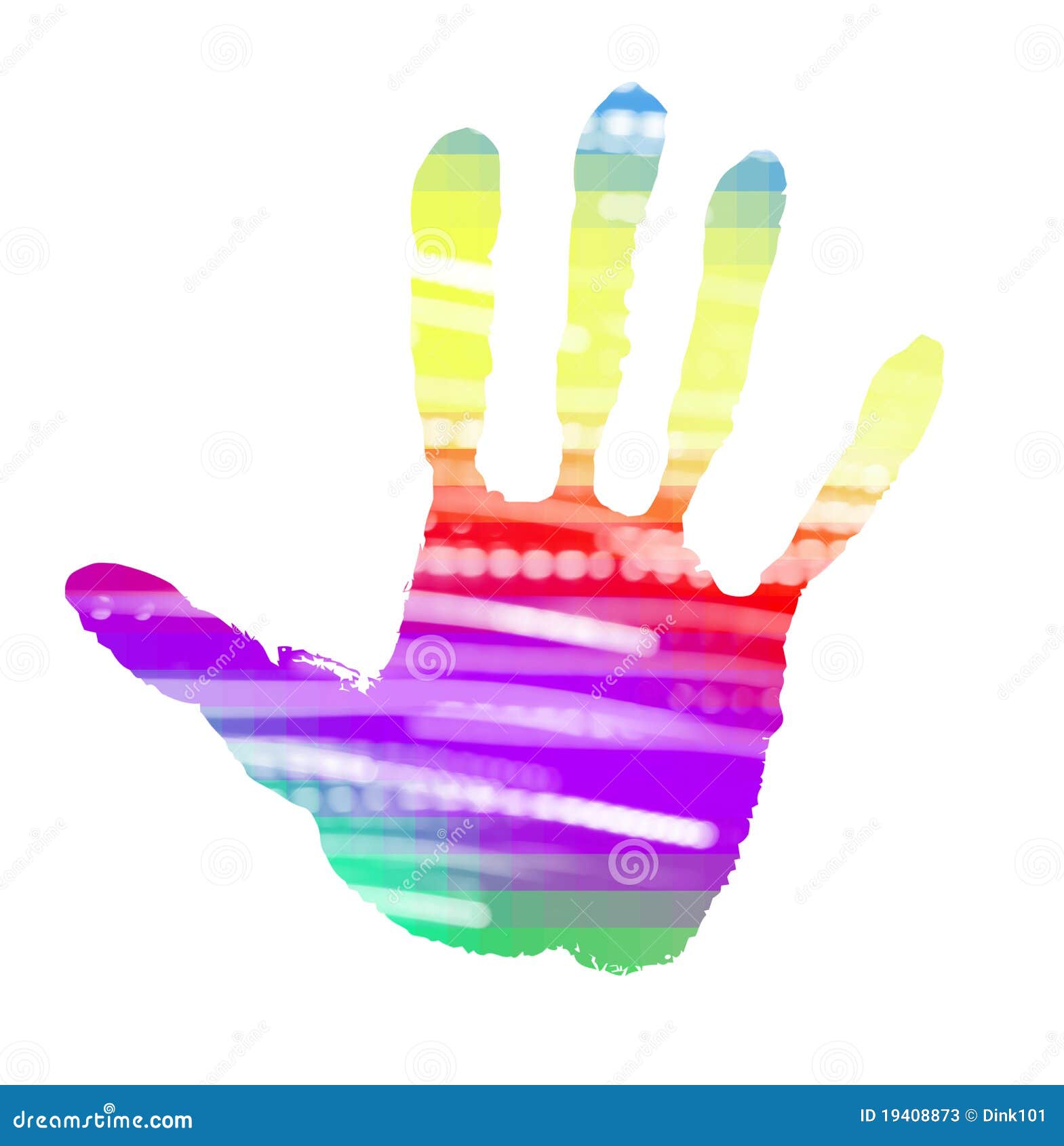Abstract handprint stock illustration. Illustration of figure - 19408873