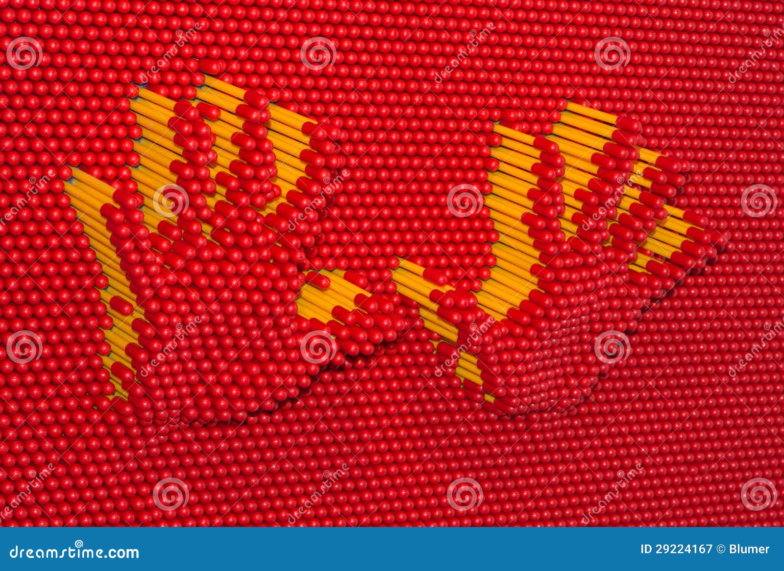 Abstract hands stock image. Image of symmetrical, yellow - 29224167