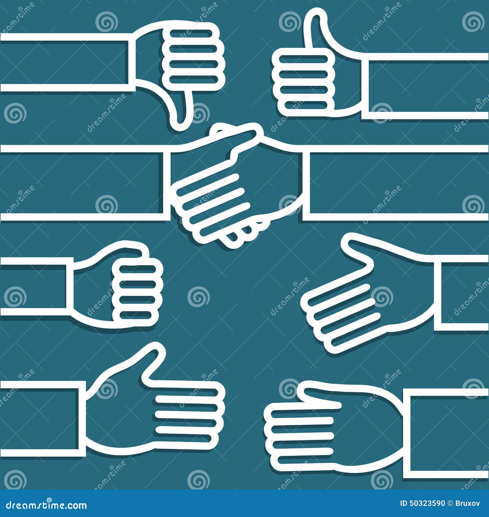 Abstract Hands stock vector. Illustration of emotion - 50323590