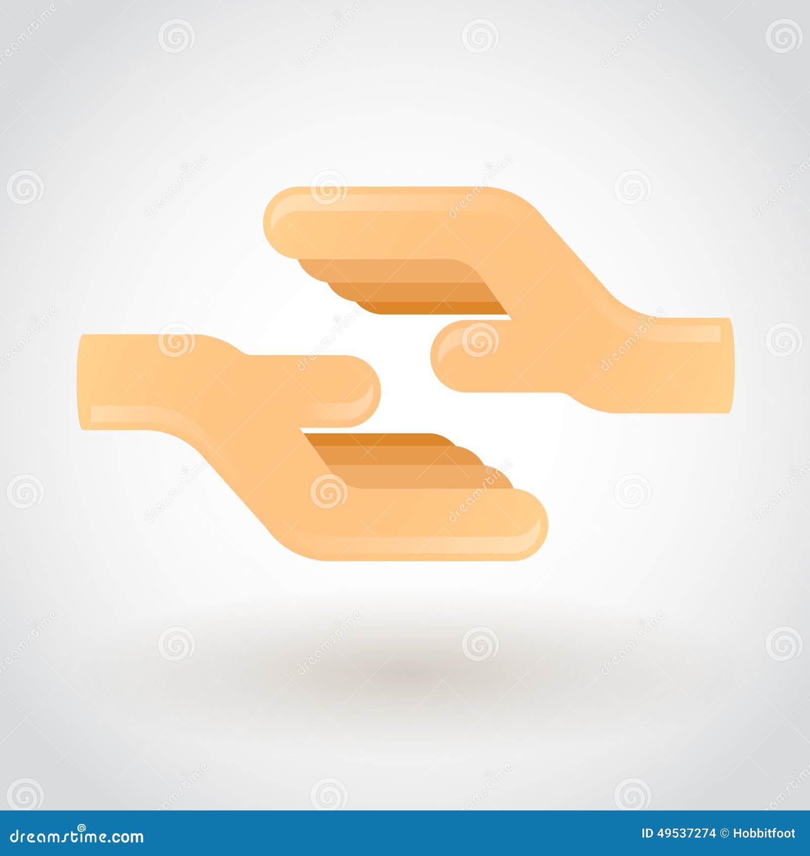Abstract handshake stock vector. Illustration of greeting - 49537274