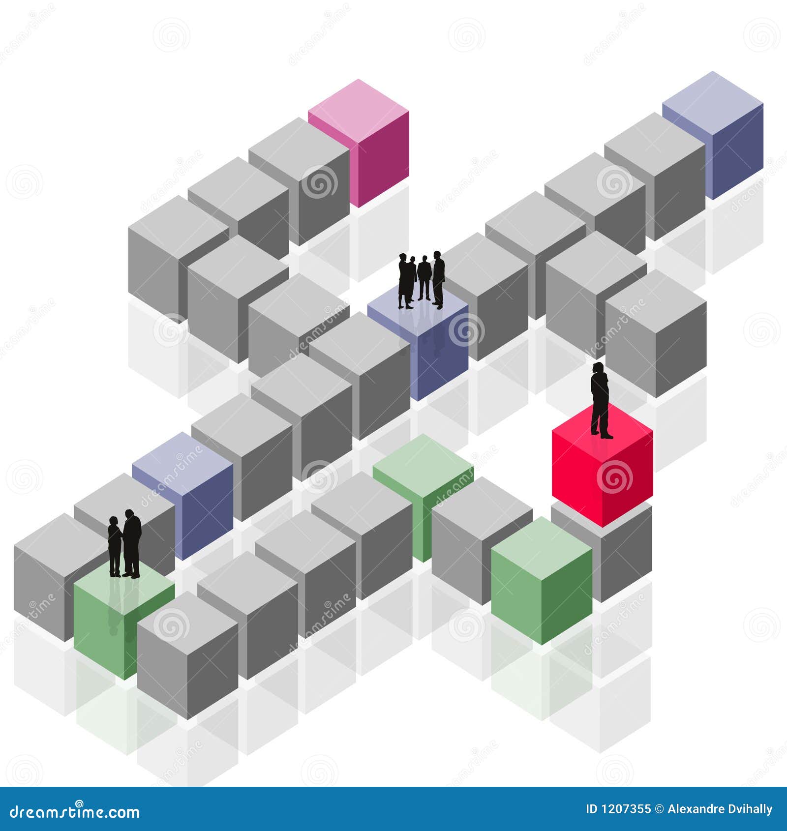 Abstract Happening Group, Team Work, Customer Business Stock ...