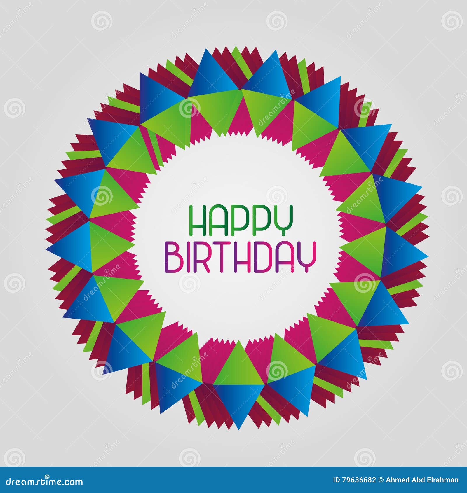 Abstract Happy Birthday Background Stock Vector - Illustration of ...