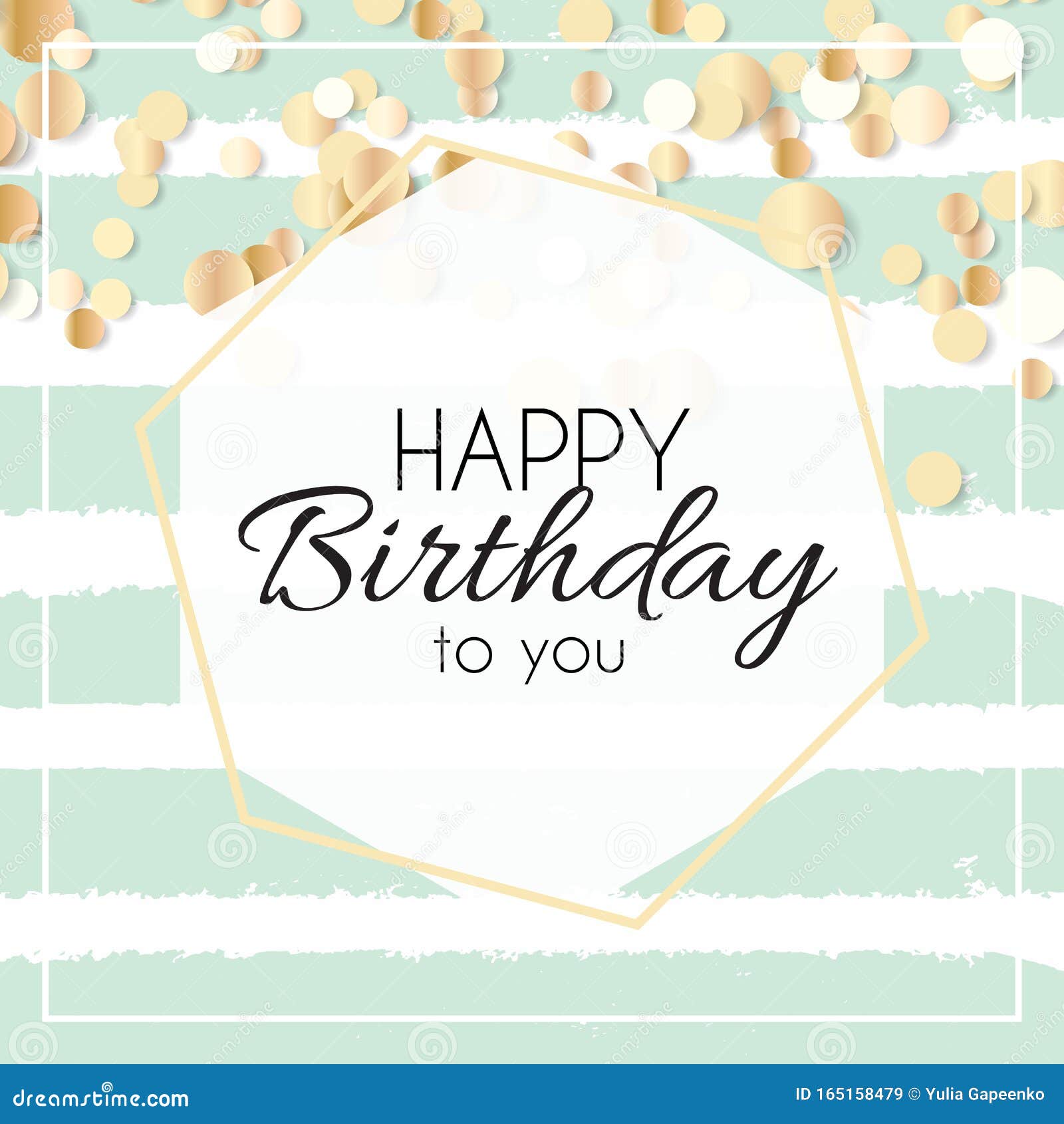 Abstract Happy Birthday Background with Glitter Splash in Modern Style ...