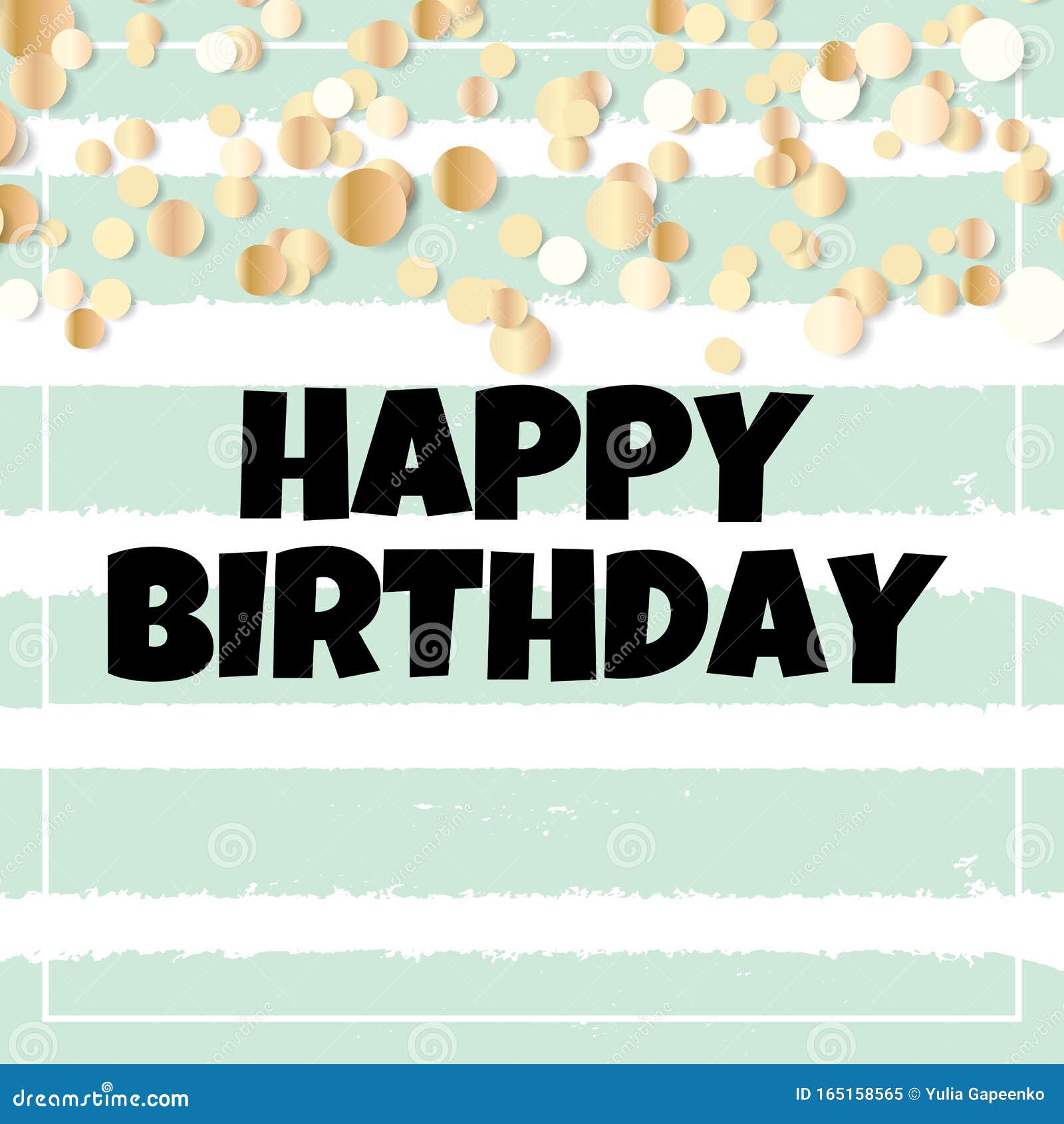 Abstract Happy Birthday Background with Glitter Splash in Modern Style ...