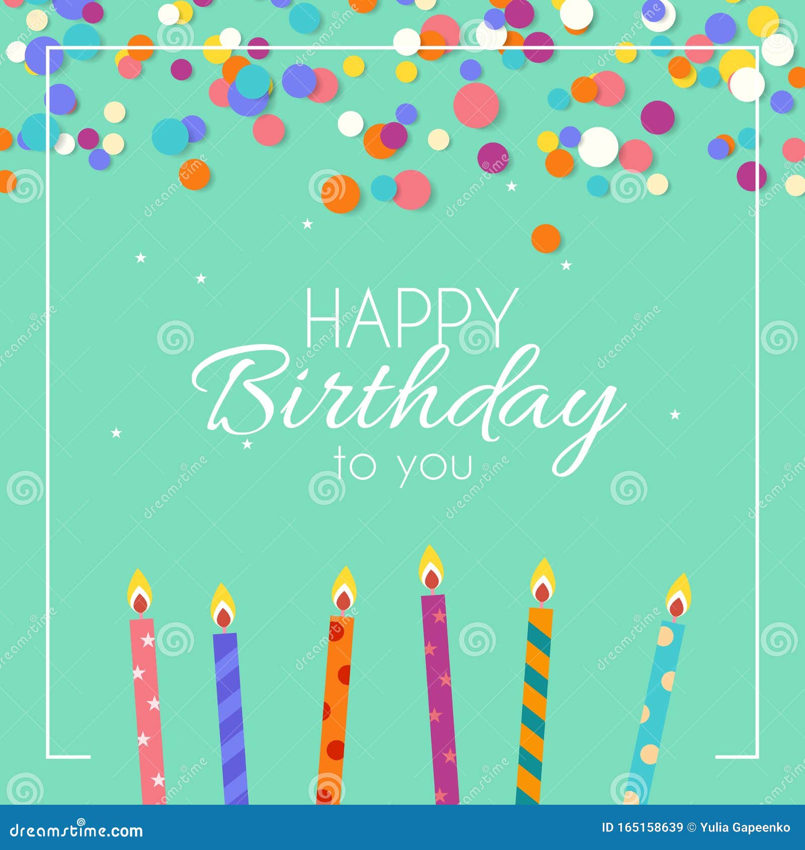 Abstract Happy Birthday Background with Glitter Splash in Modern Style ...
