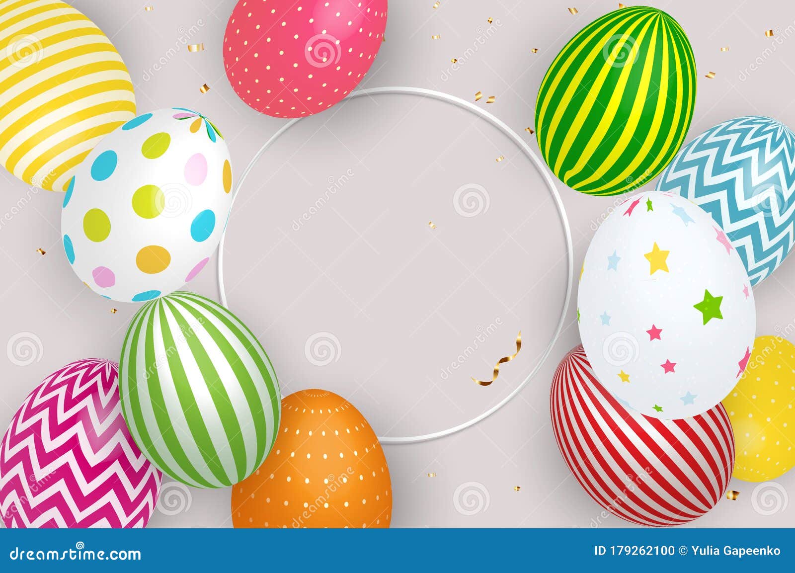 Abstract Happy Easter Background Vector Illustration Stock Illustration ...