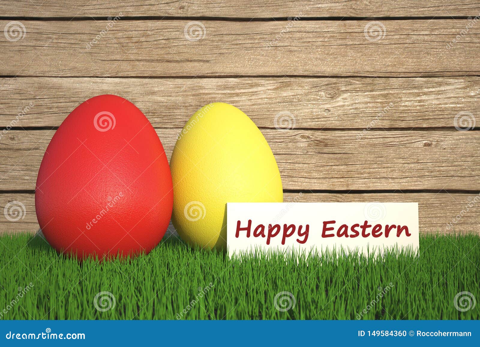 Abstract Happy Easter with Colored Egg - Illustration Stock ...