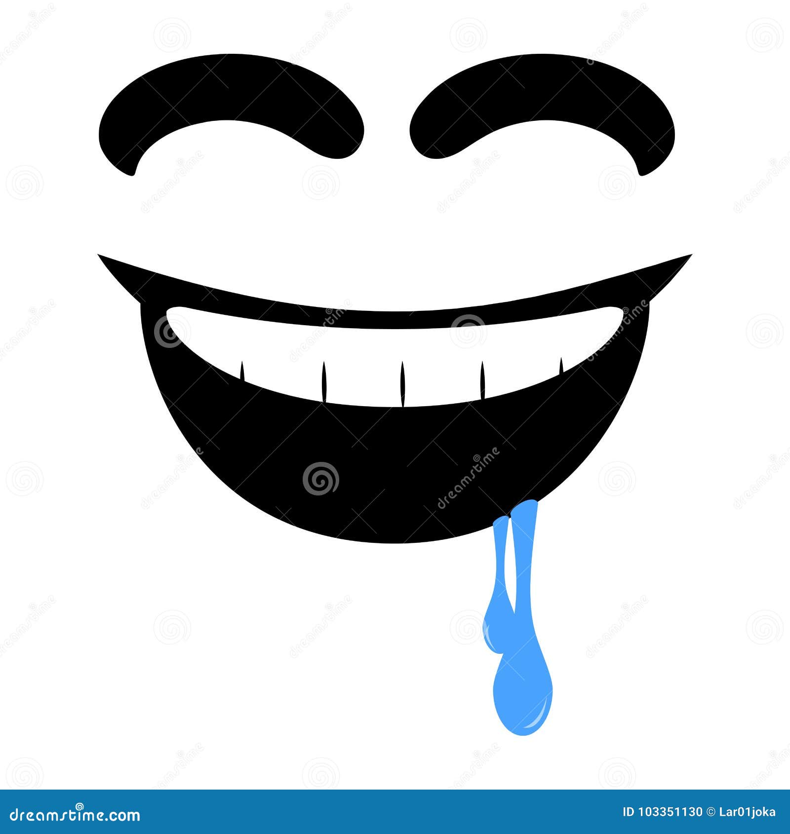 Abstract happy expression stock vector. Illustration of emotional ...