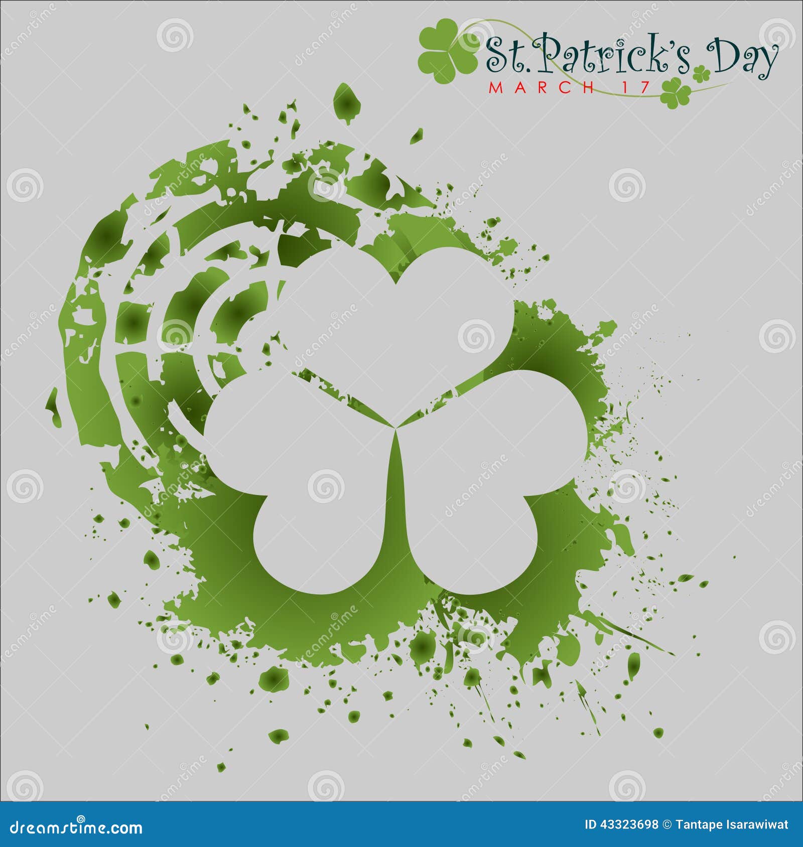 Abstract Happy St. Patrick Day. Stock Vector - Illustration of happy ...