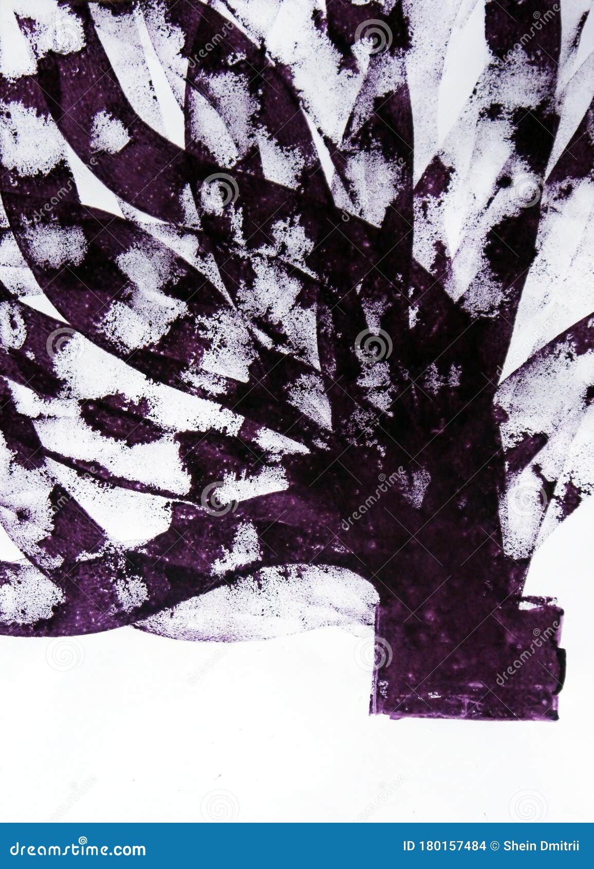 Abstract Harmony of Movement of Tree Branches in the Wind. Profit Stock ...