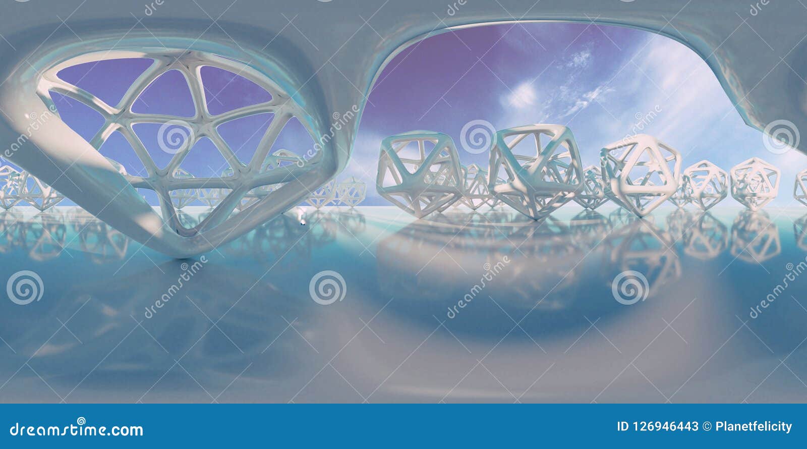 Abstract HDRI Environment Map, Spherical Panorama Background, Light ...