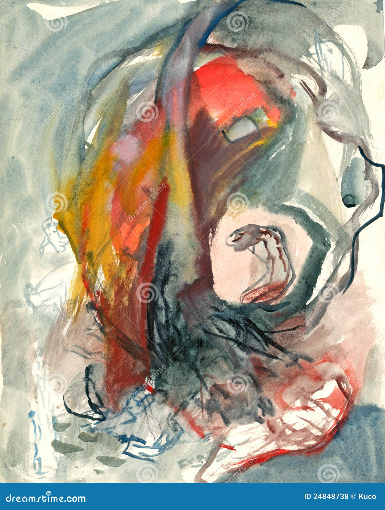 Abstract head stock illustration. Illustration of trade - 24848738