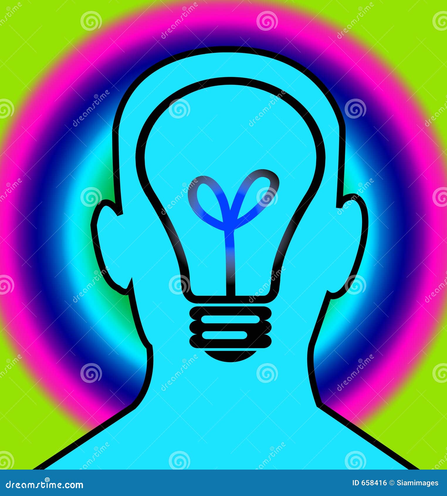 Abstract head stock illustration. Illustration of connect - 658416