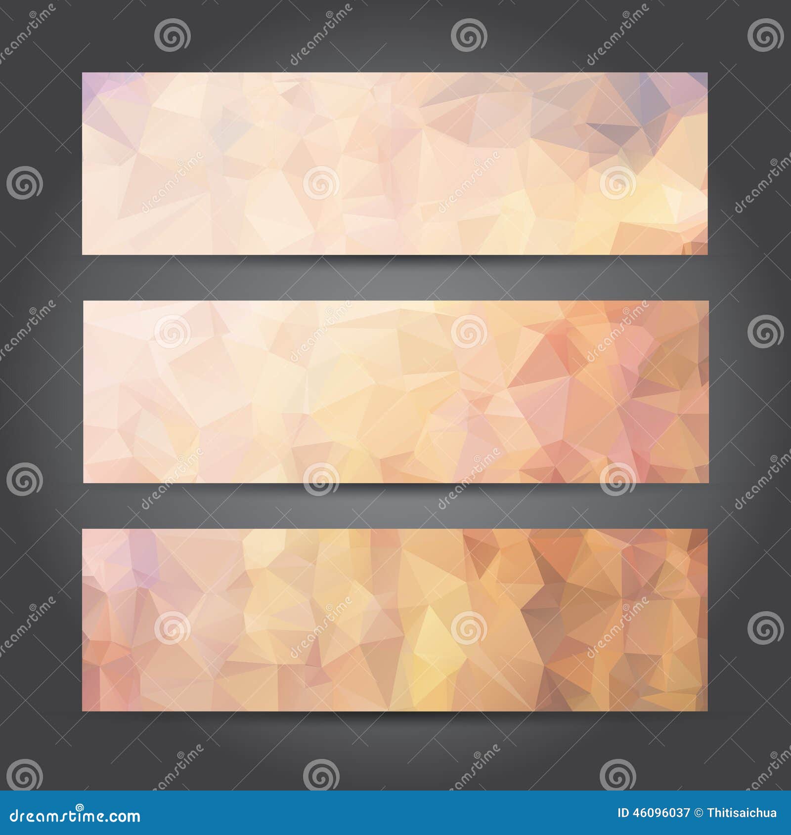 Abstract Header for Design Work, Vector Illustration Stock Vector ...