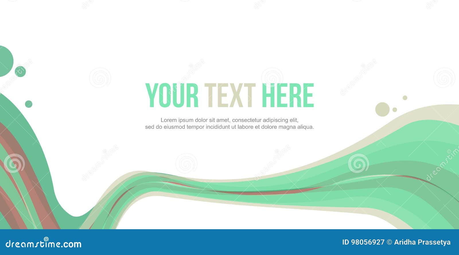 Abstract Header Wave Design Style Collection Stock Vector ...