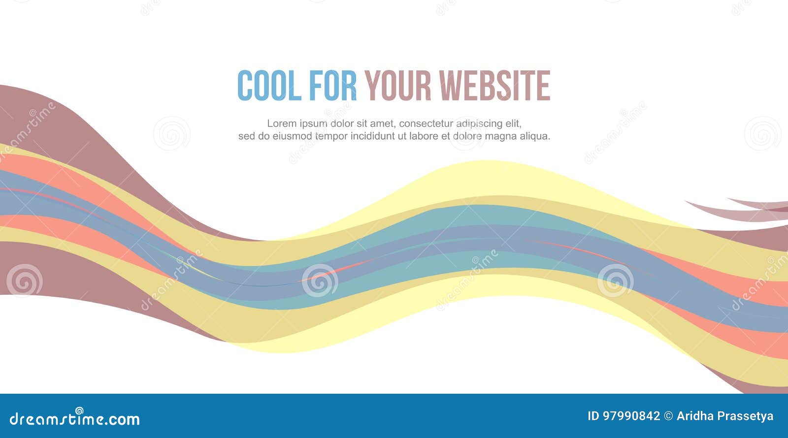 Abstract Header Website Design Style Stock Vector - Illustration of ...