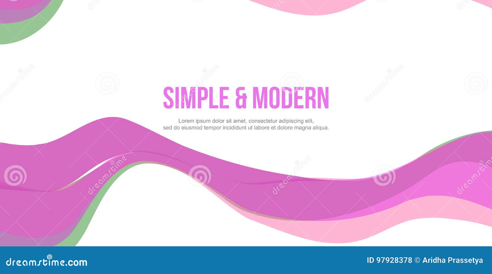 Abstract Header Website Simple Design Stock Vector - Illustration of ...