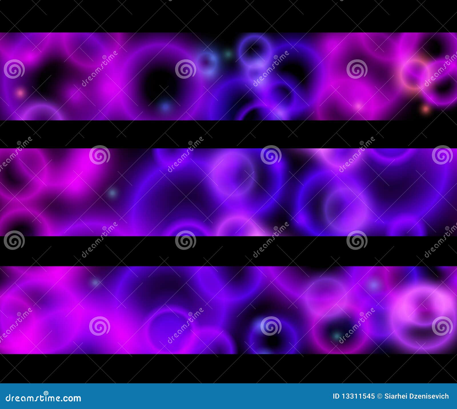 Abstract Headers Set with Sparkling Light Stock Vector - Illustration ...