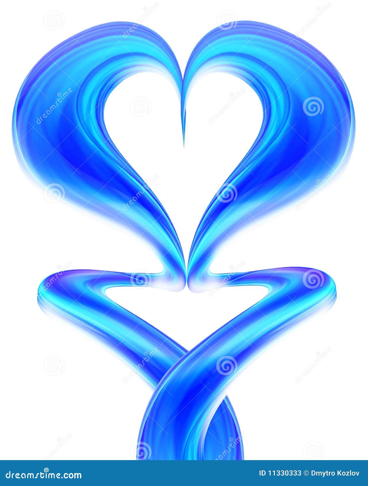 Abstract heart stock illustration. Illustration of fusion - 11330333