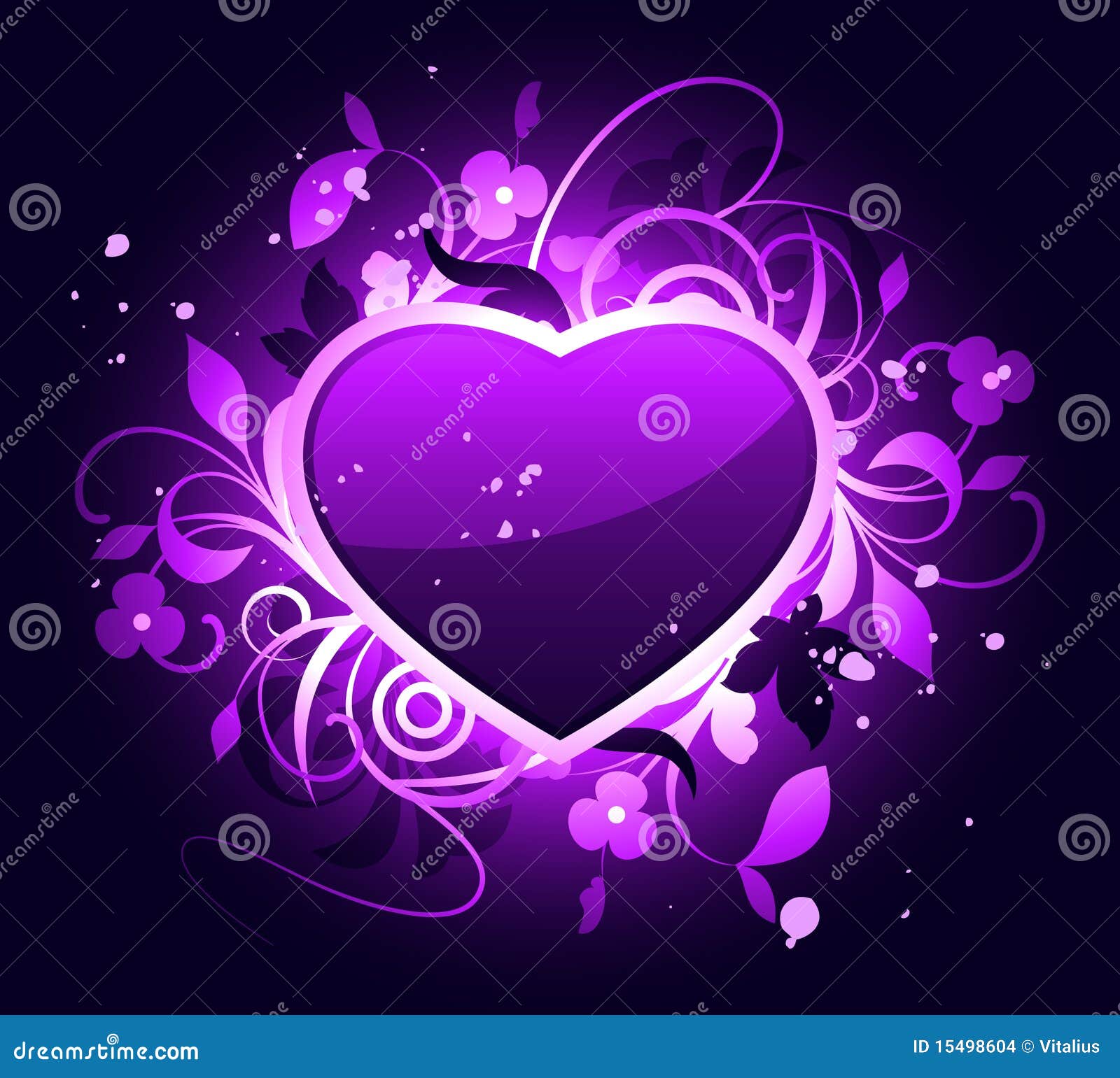 Abstract with heart stock vector. Illustration of composition - 15498604