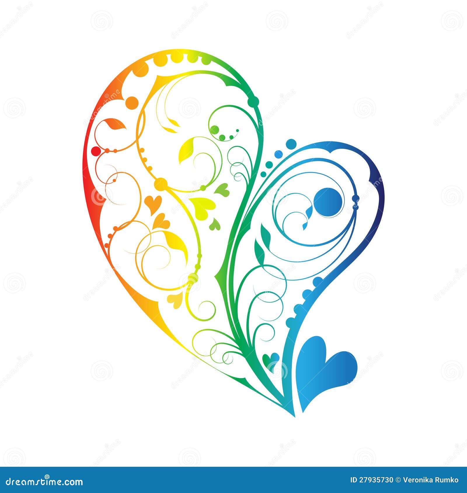 Abstract heart stock vector. Illustration of artwork - 27935730