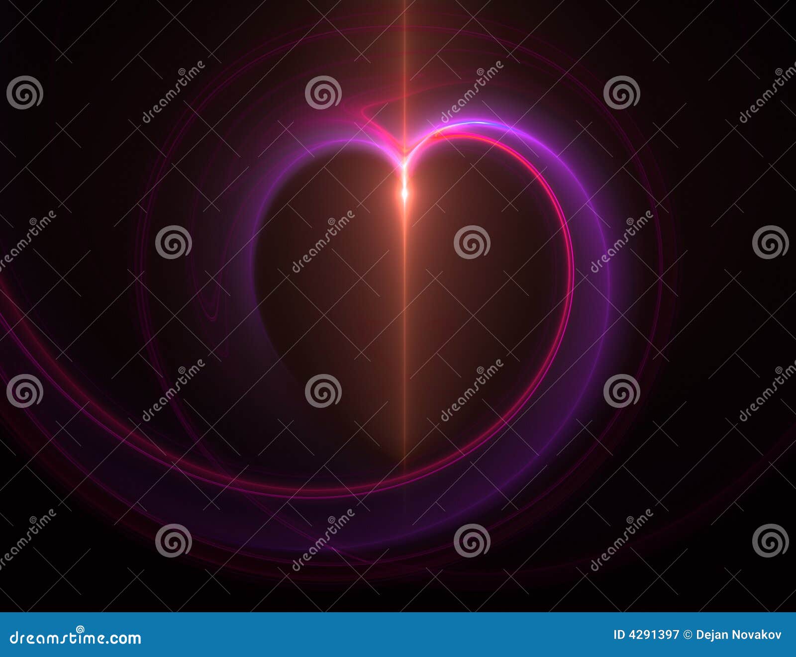 Abstract heart stock illustration. Illustration of light - 4291397