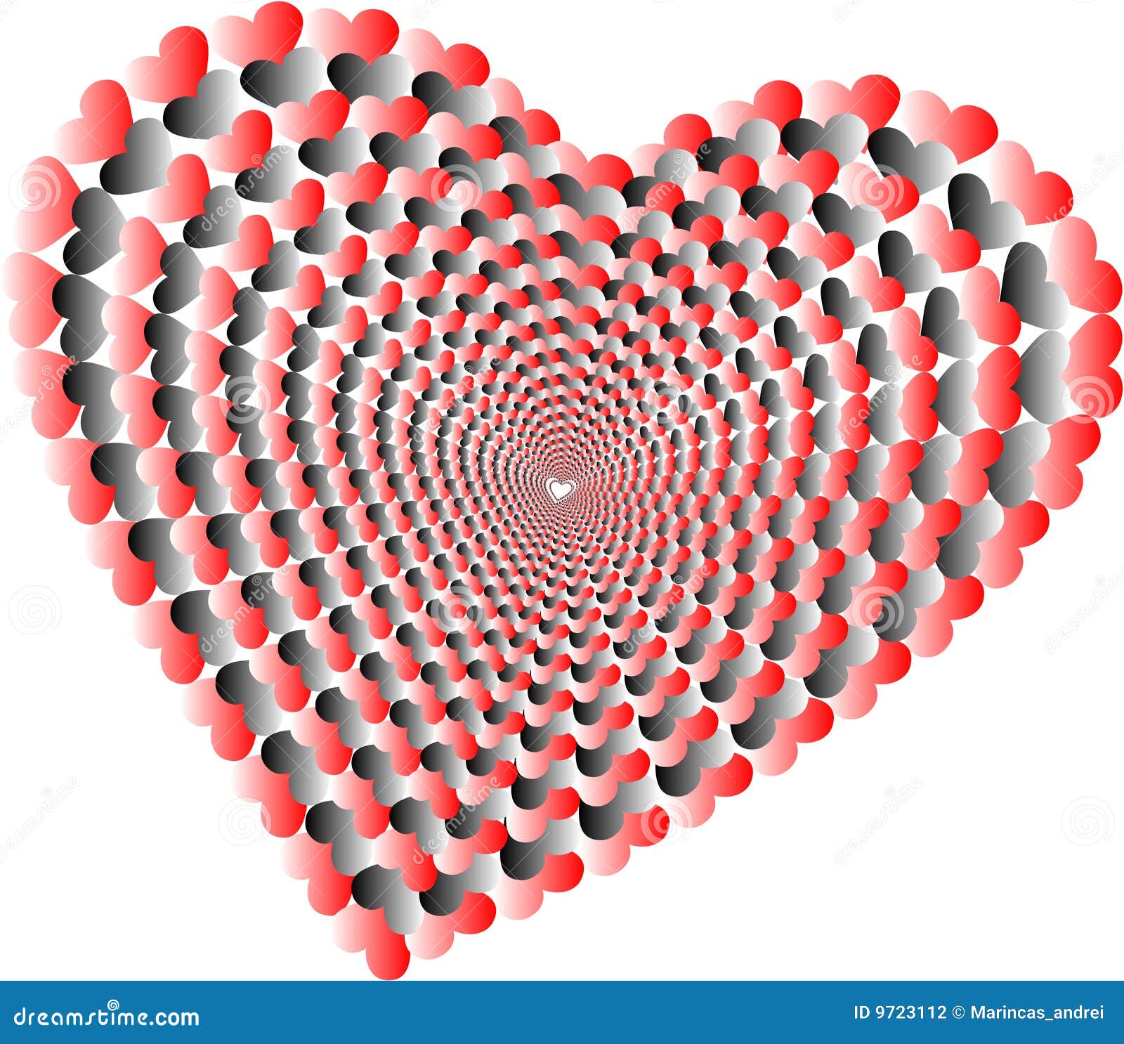 Abstract heart stock vector. Illustration of frame, season - 9723112