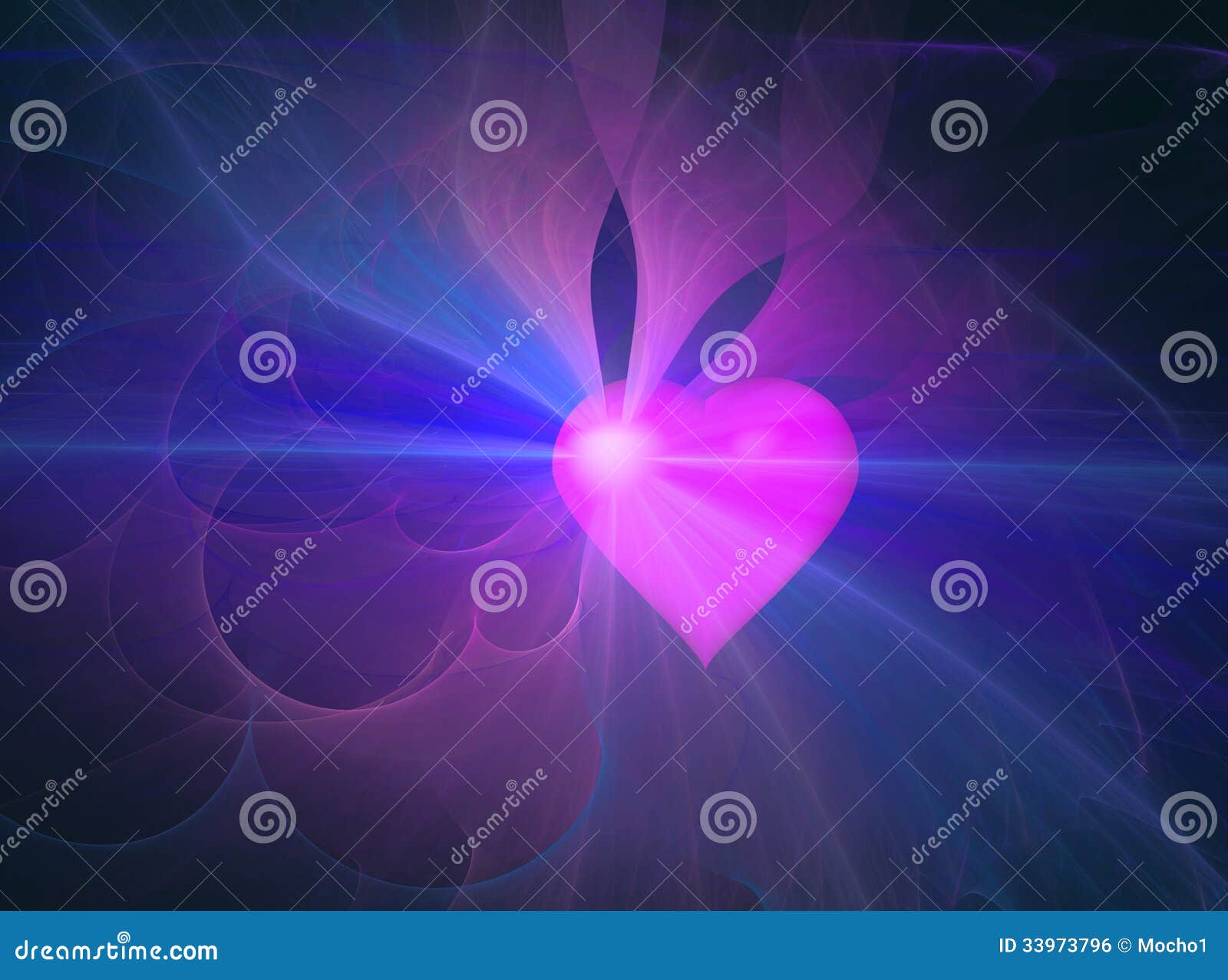 Abstract heart aura stock illustration. Illustration of design - 33973796