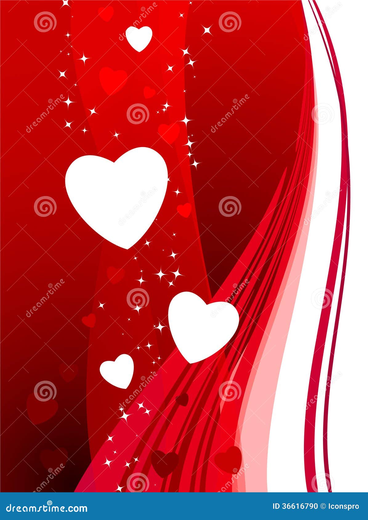 Abstract Heart Background stock illustration. Illustration of white ...