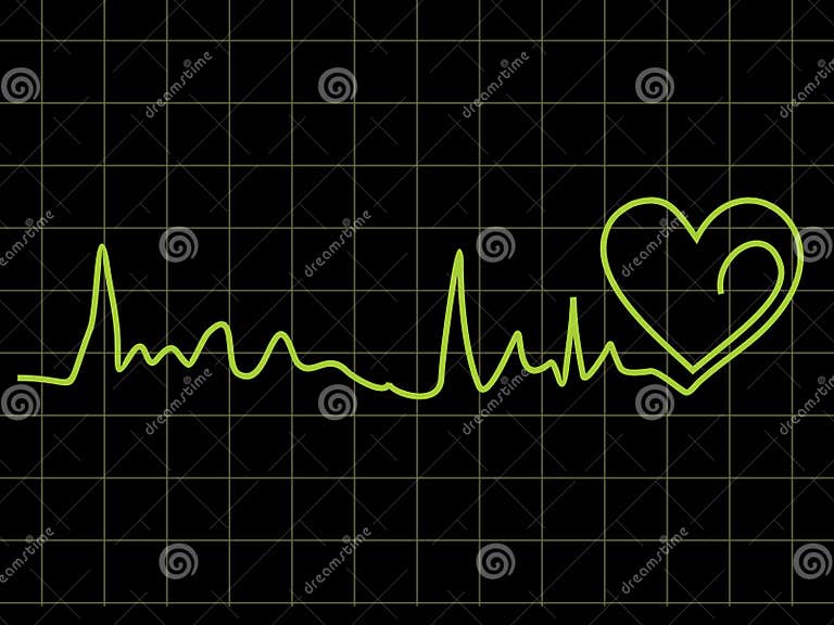 Abstract heart beat chart stock vector. Illustration of healthy - 15851840