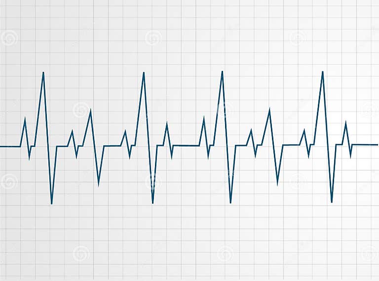 Abstract heart beats stock illustration. Illustration of medical - 40790856