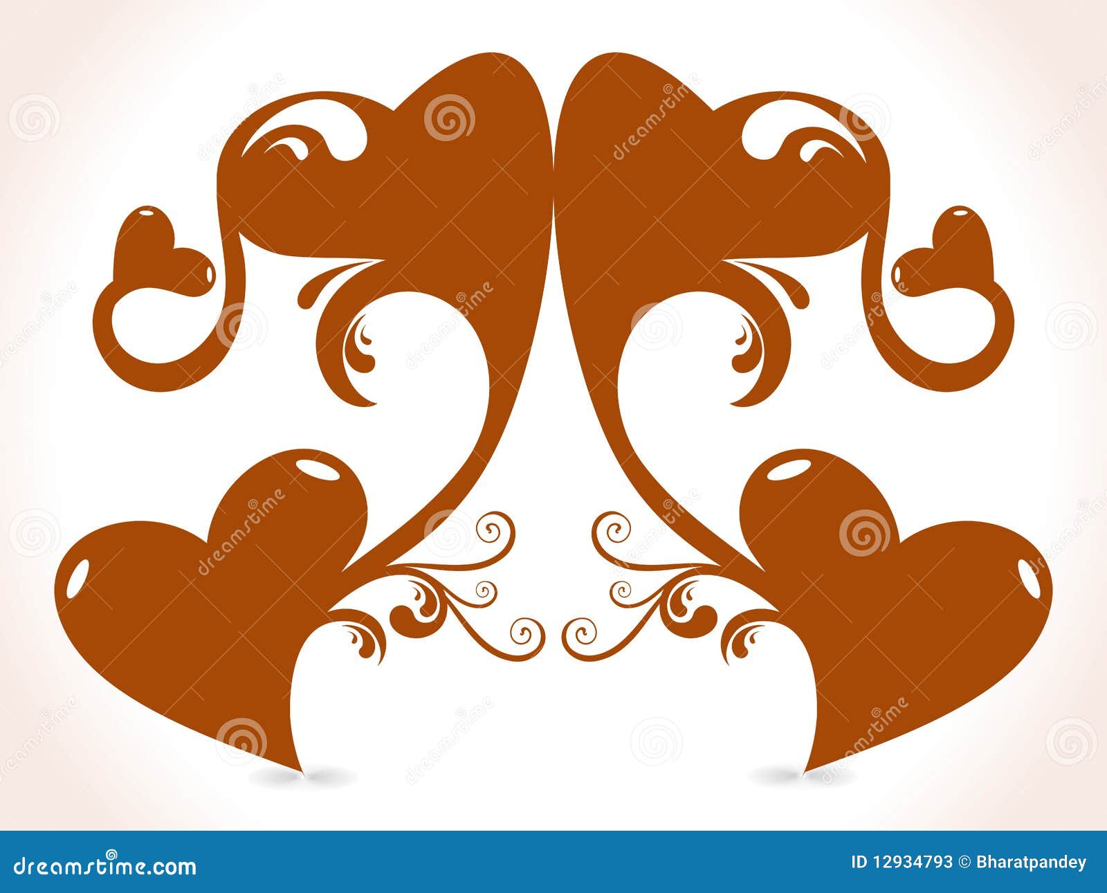 Abstract Heart Creative Design Stock Vector - Illustration of abstract ...