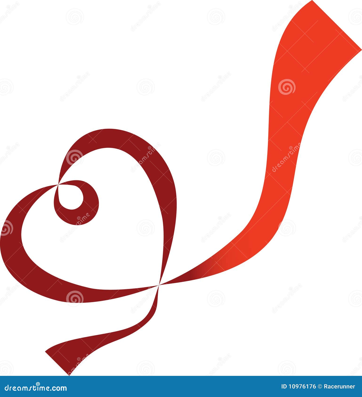 Abstract Heart element. stock illustration. Illustration of floral ...
