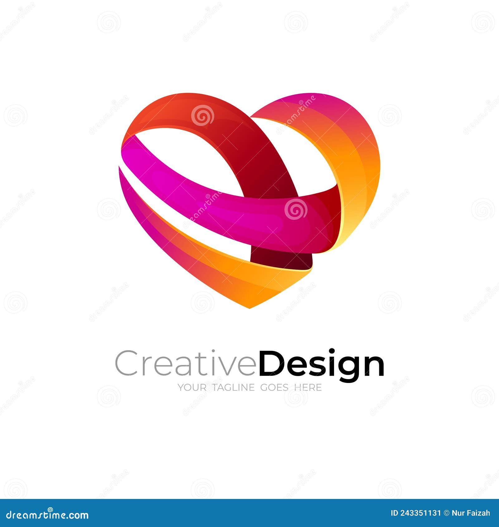 Abstract Heart Logo with Social Design Vector, Social Logos Stock ...