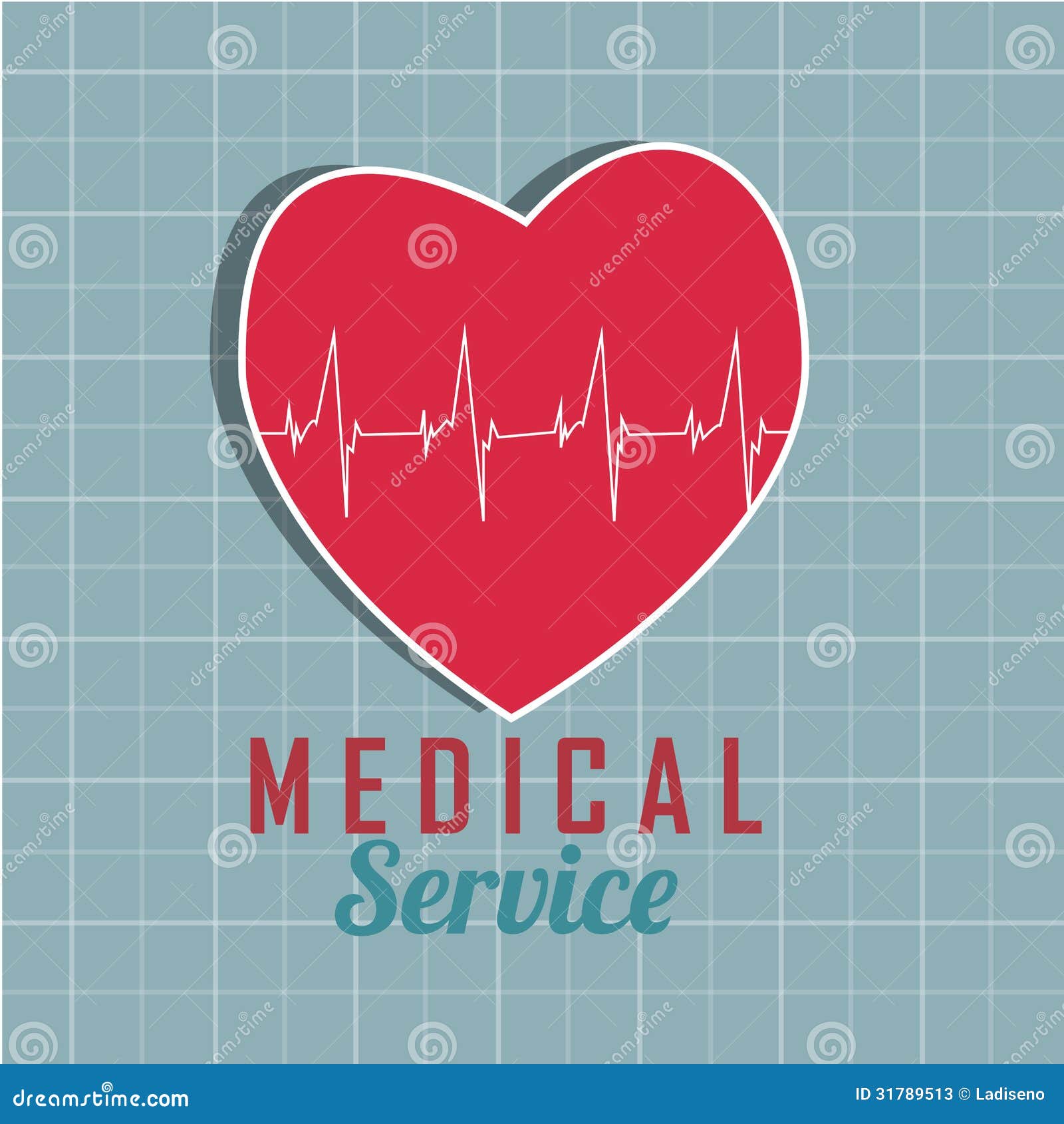 Abstract heart stock vector. Illustration of buttons - 31789513