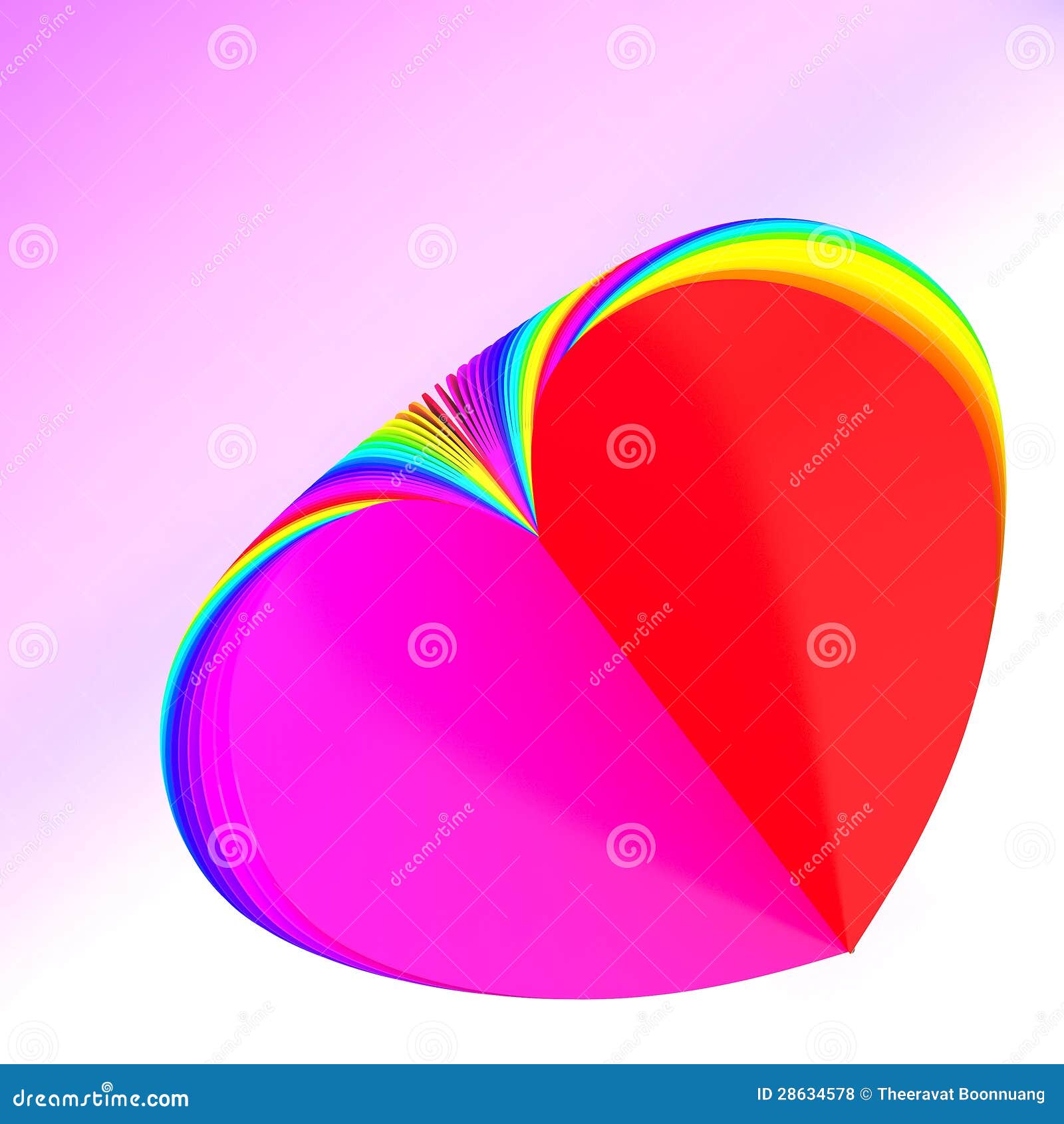 Abstract heart shape stock illustration. Illustration of cute - 28634578