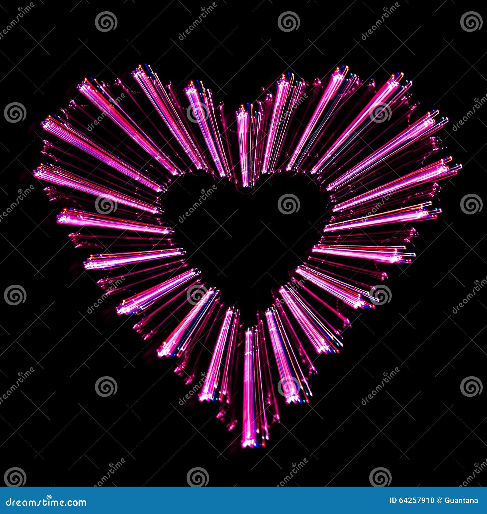 Abstract heart shape stock illustration. Illustration of color - 64257910