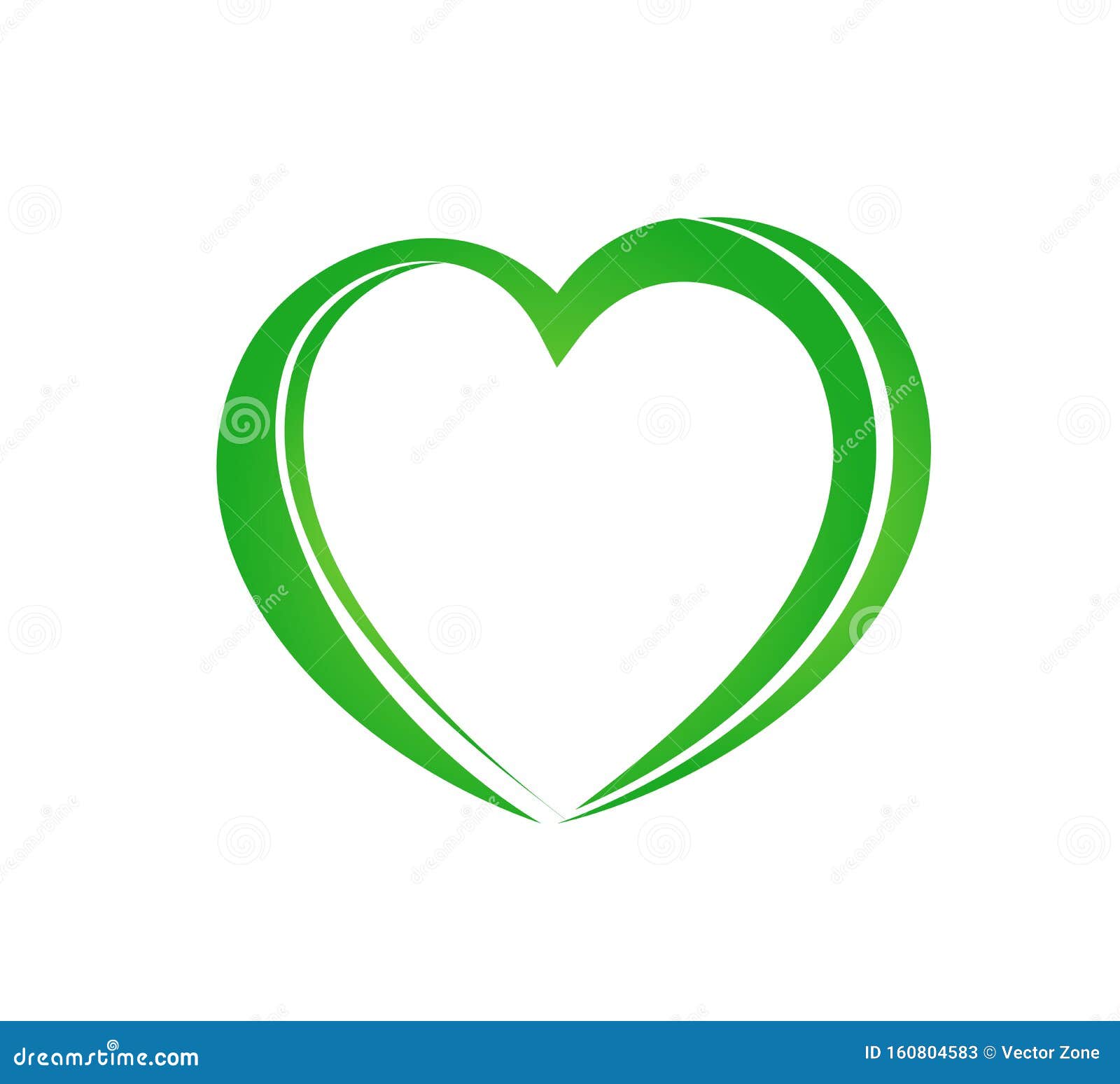 Abstract Heart Shape Outline. Vector Illustration Stock Vector ... Abstract Heart Shape Outline. Vector Illustration Stock Vector ...