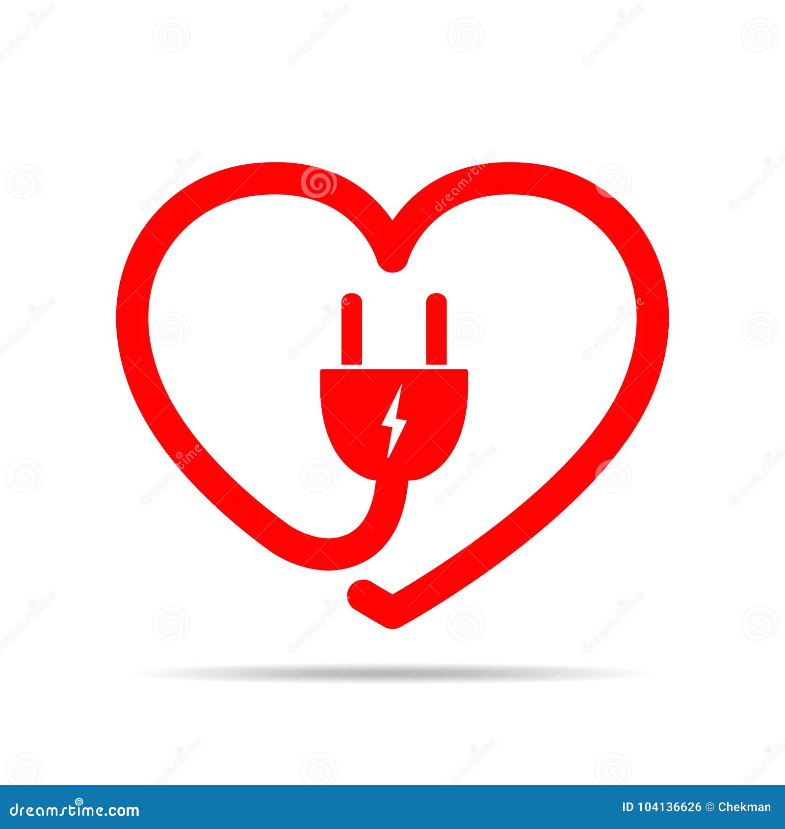 Abstract Heart. Vector Illustration Stock Illustration - Illustration ...