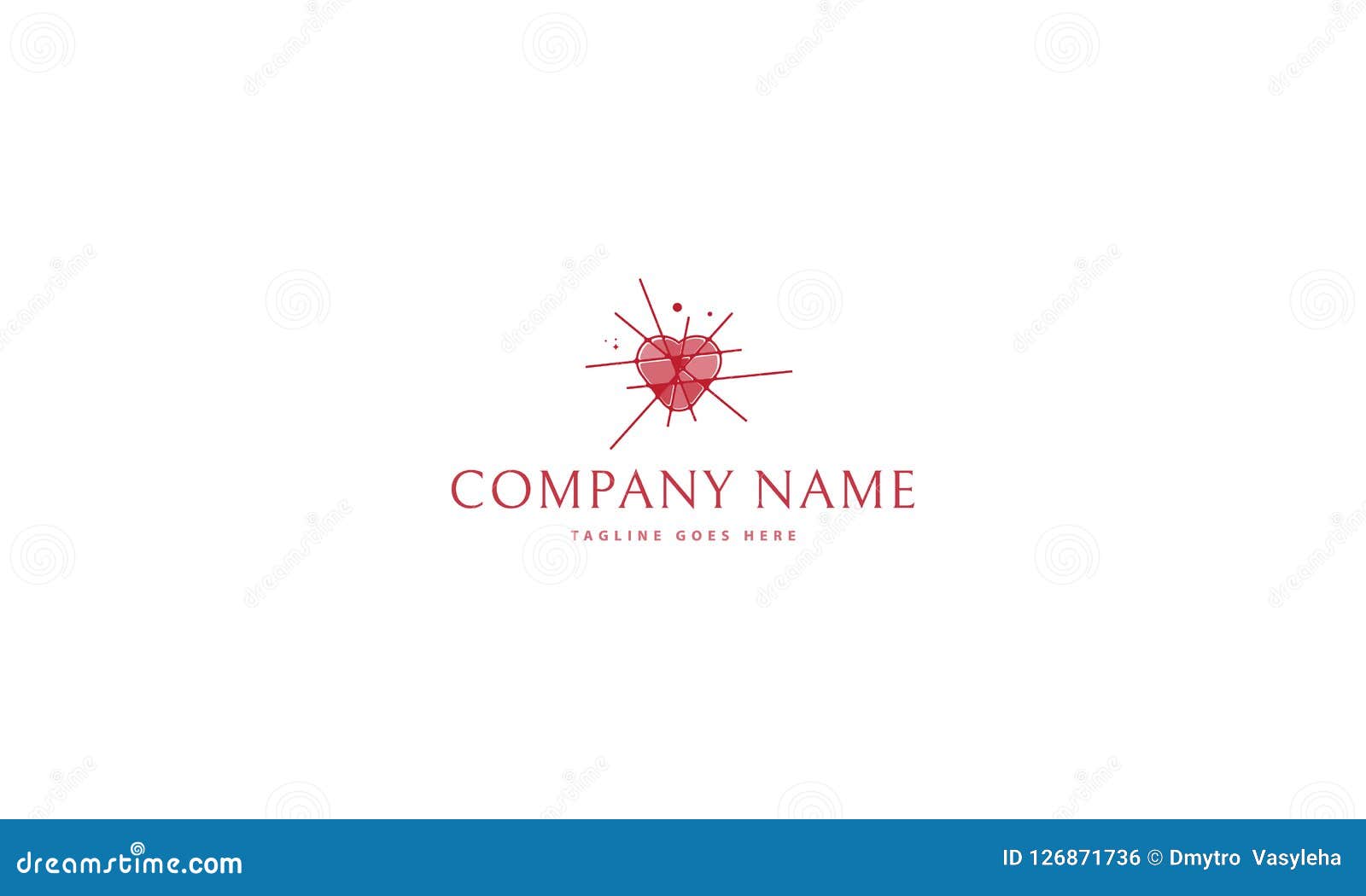 Abstract Heart Vector Logo Image Stock Vector - Illustration of ...